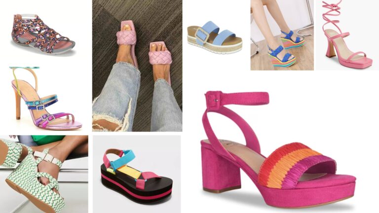 Spring/Summer 2023 Fashion Trends: Styling With Colorful Sandals ...