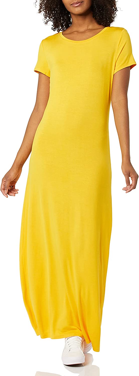 36 Affordable Styles: Short Sleeve Maxi Dress for Every Color Season ...