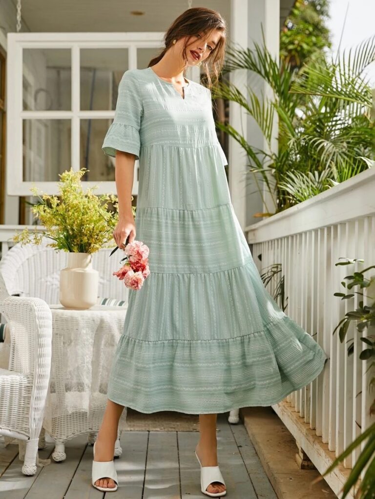 36 Affordable Styles: Short Sleeve Maxi Dress for Every Color Season ...